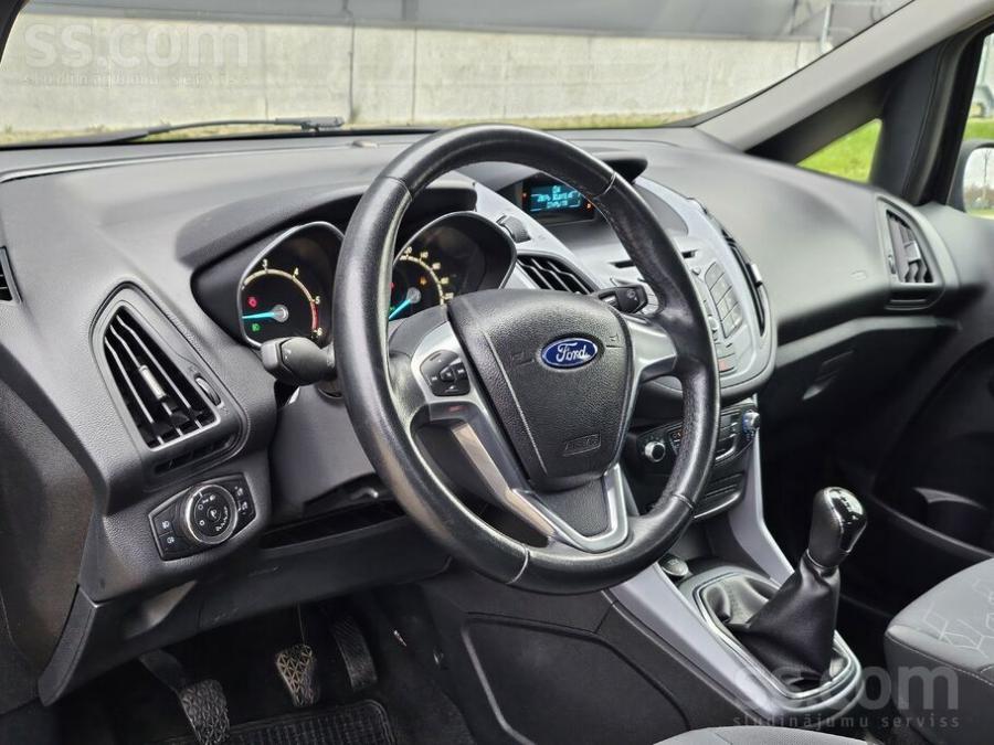 Black Ford B-Max 2014 in Riga, with an engine capacity of 1.50 L and mileage of 221 thousand km for 4790 €, photo 10 on AUTOMOTO.COM.LV