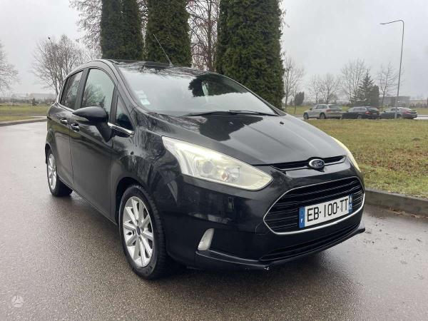 Melns Ford B-Max 2016 Tauragė, ar dzinēja tilpumu 1.50 L un nobraukumu 120 tūkst. km par 4300 €, foto 1 vietnē AUTOMOTO.COM.LV