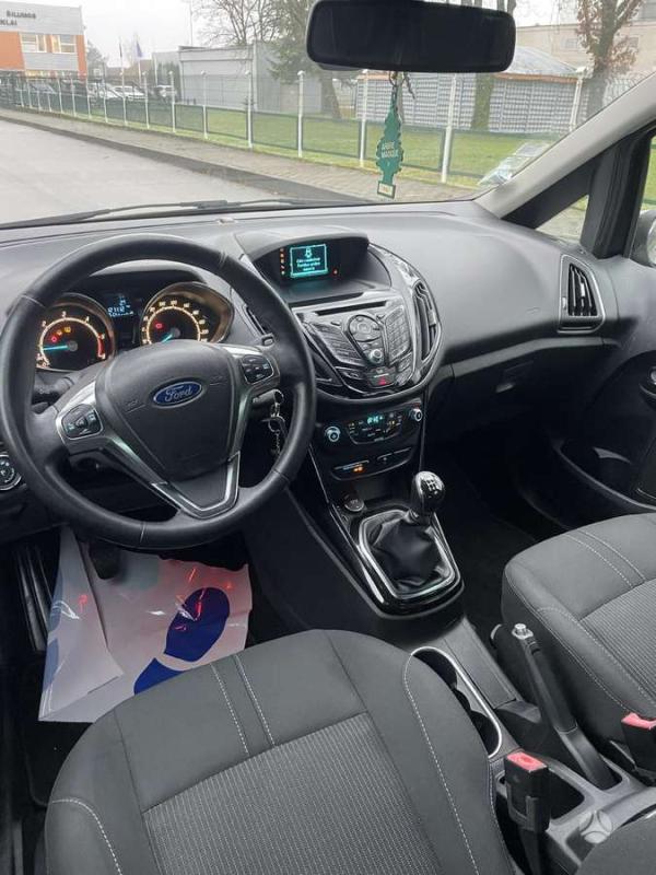 Melns Ford B-Max 2016 Tauragė, ar dzinēja tilpumu 1.50 L un nobraukumu 120 tūkst. km par 4300 €, foto 7 vietnē AUTOMOTO.COM.LV