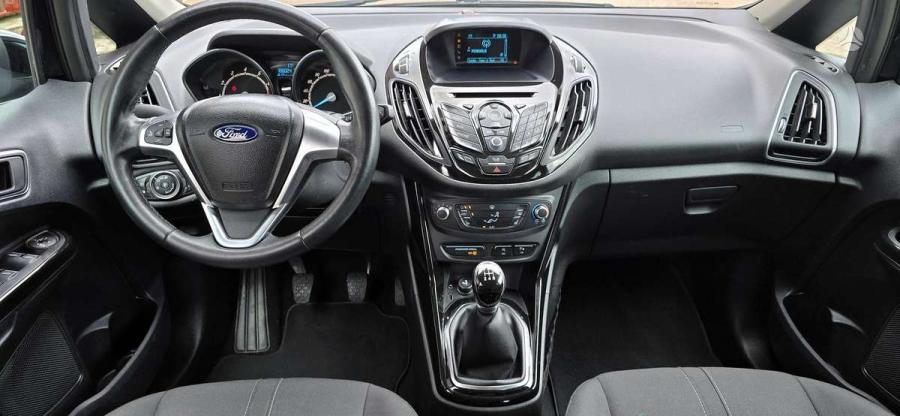 Black Ford B-Max 2017 in Kretinga, with an engine capacity of 1.00 L and mileage of 186 thousand km for 5550 €, photo 7 on AUTOMOTO.COM.LV