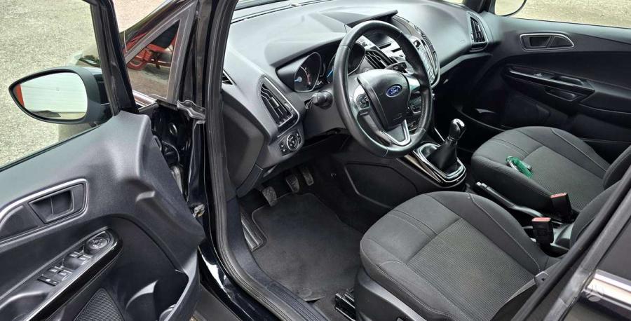 Black Ford B-Max 2017 in Kretinga, with an engine capacity of 1.00 L and mileage of 186 thousand km for 5550 €, photo 13 on AUTOMOTO.COM.LV