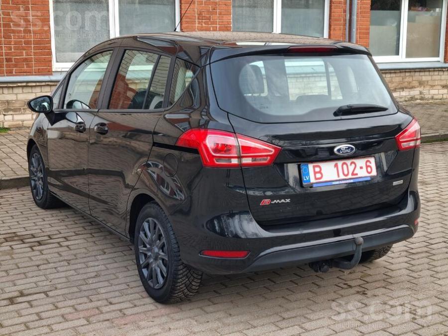 Melns Ford B-Max 2014 Ogre, ar dzinēja tilpumu 1.00 L un nobraukumu 147 tūkst. km par 4550 €, foto 9 vietnē AUTOMOTO.COM.LV