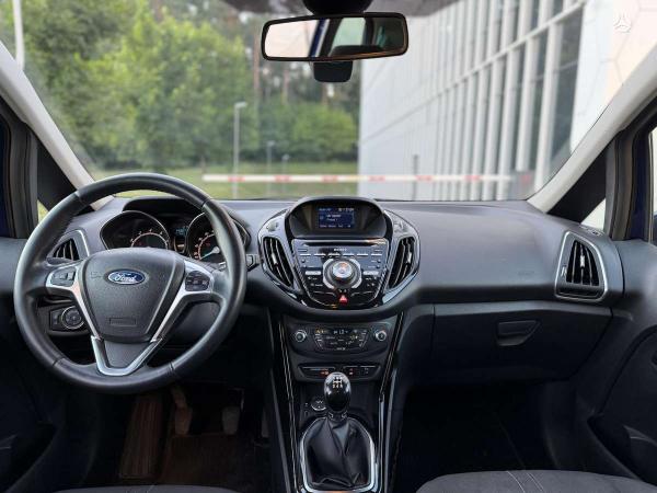 Blue Ford B-Max 2016 in Vilnius, with an engine capacity of 1.00 L and mileage of 146 thousand km for 5350 €, photo 10 on AUTOMOTO.COM.LV