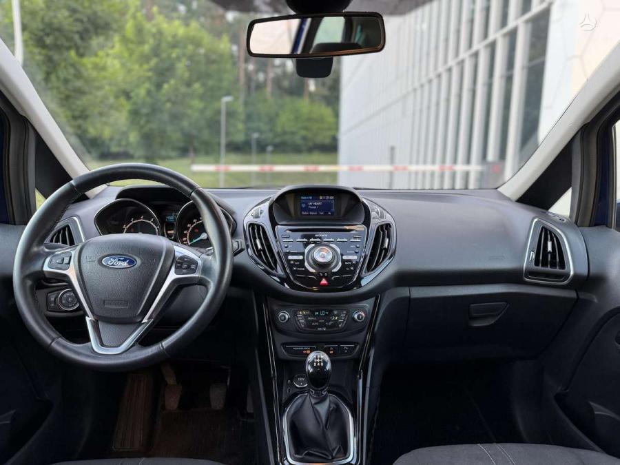 Blue Ford B-Max 2016 in Vilnius, with an engine capacity of 1.00 L and mileage of 146 thousand km for 5350 €, photo 11 on AUTOMOTO.COM.LV
