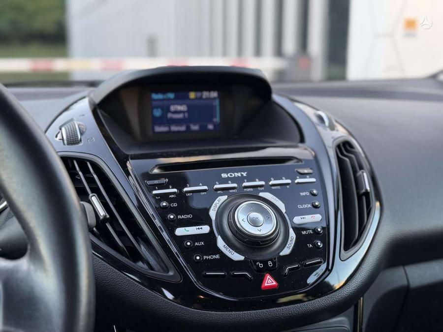 Blue Ford B-Max 2016 in Vilnius, with an engine capacity of 1.00 L and mileage of 146 thousand km for 5350 €, photo 14 on AUTOMOTO.COM.LV