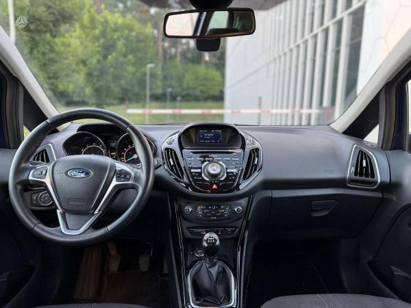Blue Ford B-Max 2016 in Vilnius, with an engine capacity of 1.00 L and mileage of 146 thousand km for 5249 €, photo 10 on AUTOMOTO.COM.LV