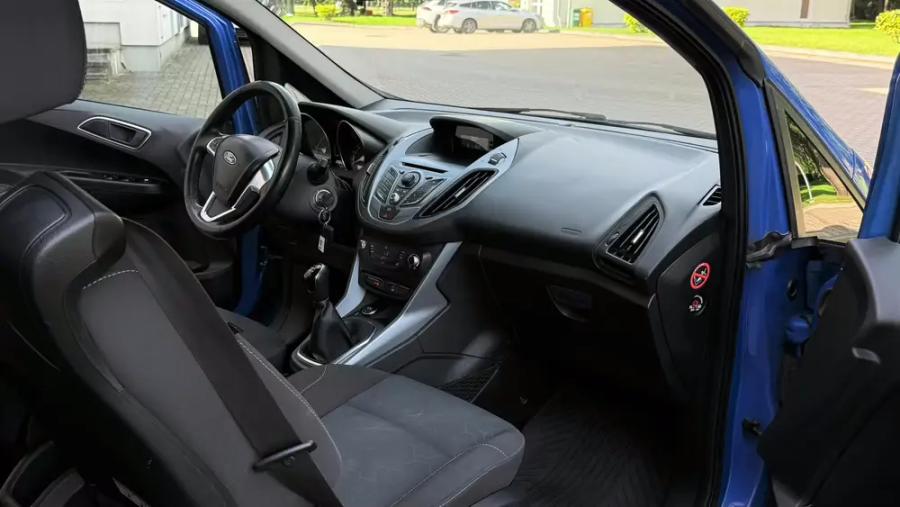 Zils Ford B-Max 2013 Jelgava, ar dzinēja tilpumu 1.00 L un nobraukumu 190 tūkst. km par 4400 €, foto 11 vietnē AUTOMOTO.COM.LV