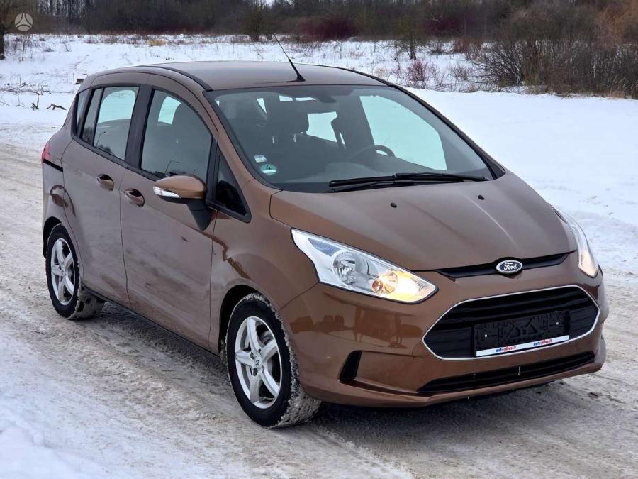 Brūns Ford B-Max 2013 Kėdainiai, ar dzinēja tilpumu 1.00 L un nobraukumu 111 tūkst. km par 4300 €, foto 1 vietnē AUTOMOTO.COM.LV