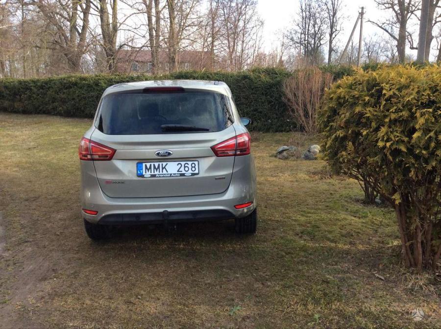 Brown Ford B-Max 2013 in Kelme, with an engine capacity of 1.00 L and mileage of 154 thousand km for 3400 €, photo 9 on AUTOMOTO.COM.LV