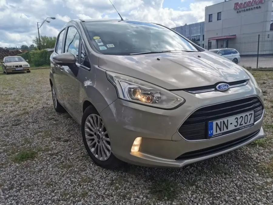 Brown Ford B-Max 2012 in Kuldiga, with an engine capacity of 1.50 L and mileage of 212 thousand km for 4800 €, photo 3 on AUTOMOTO.COM.LV