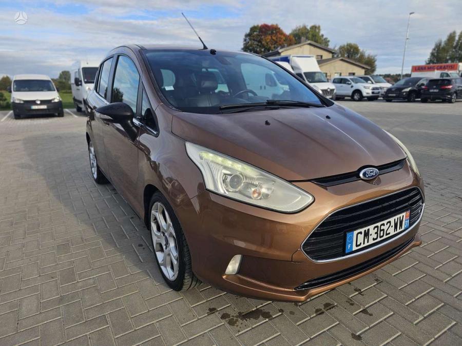 Brown Ford B-Max 2012 in Taurage, with an engine capacity of 1.60 L and mileage of 227 thousand km for 3700 €, photo 4 on AUTOMOTO.COM.LV