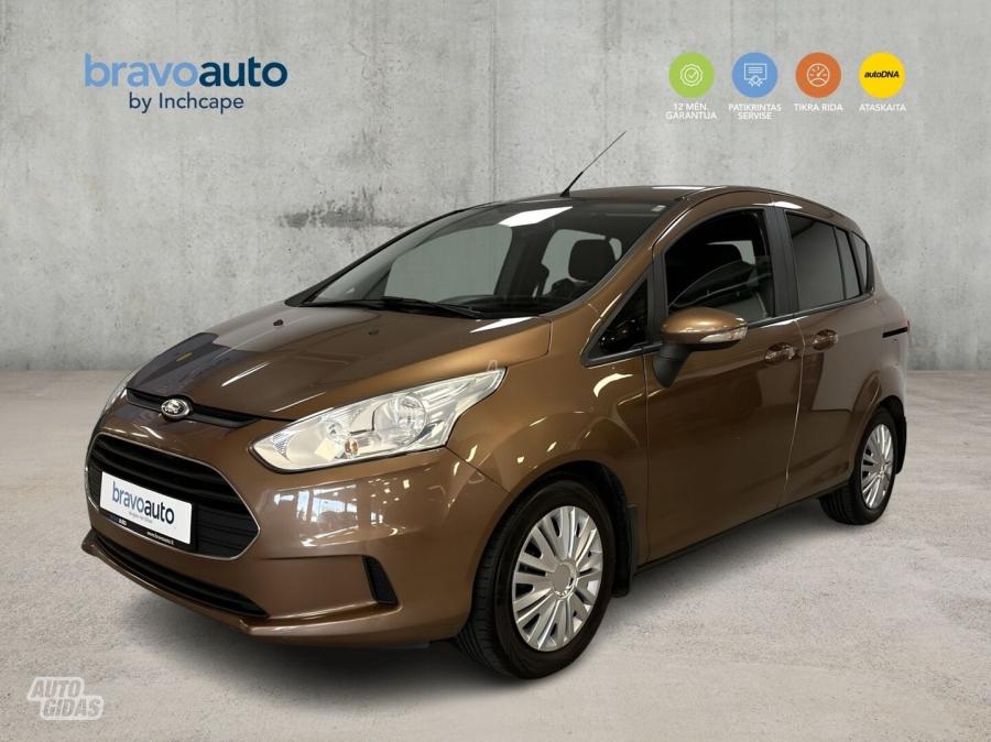 Brown Ford B-Max 2015 in Vilnius, with an engine capacity of 1.00 L and mileage of 88 thousand km for 6777 €, photo 1 on AUTOMOTO.COM.LV