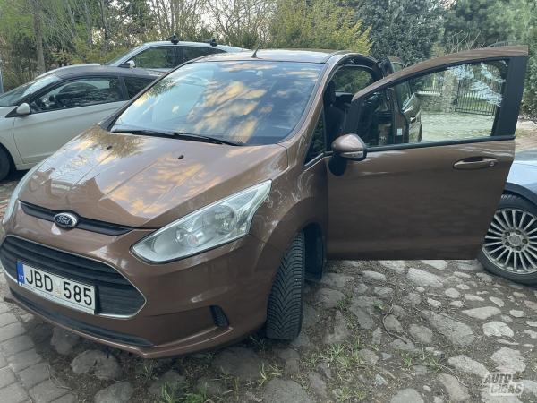 Brown Ford B-Max 2015 in Vilnius, with an engine capacity of 1.60 L and mileage of 190 thousand km for 4750 €, photo 2 on AUTOMOTO.COM.LV