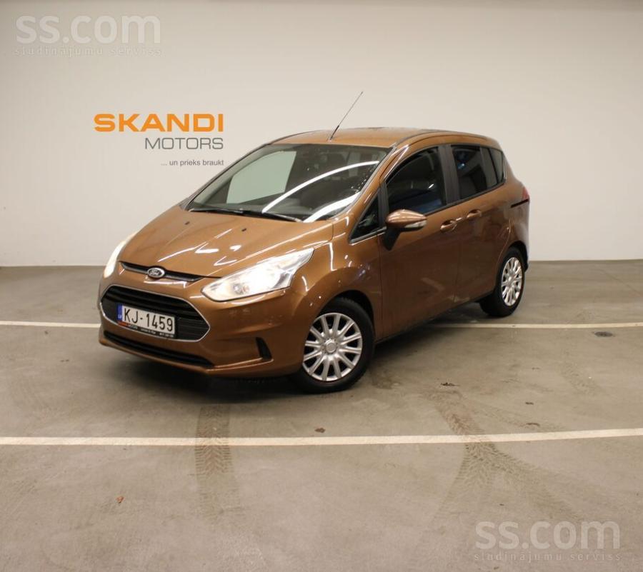Brown Ford B-Max 2016 in Riga, with an engine capacity of 1.60 L and mileage of 134 thousand km for 6790 €, photo 1 on AUTOMOTO.COM.LV