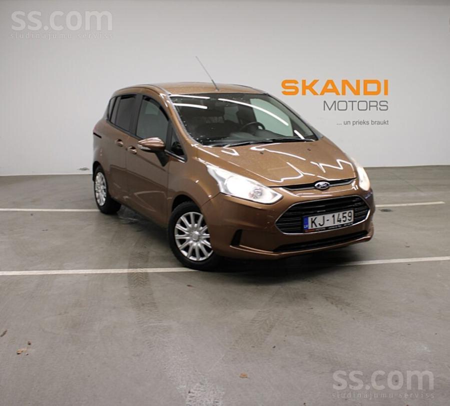Brown Ford B-Max 2016 in Riga, with an engine capacity of 1.60 L and mileage of 134 thousand km for 6790 €, photo 3 on AUTOMOTO.COM.LV