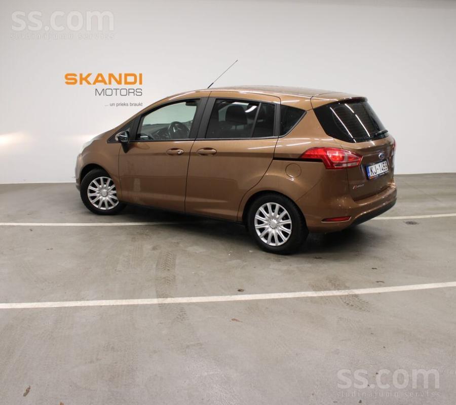 Brown Ford B-Max 2016 in Riga, with an engine capacity of 1.60 L and mileage of 134 thousand km for 6790 €, photo 6 on AUTOMOTO.COM.LV