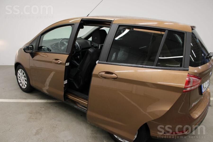 Brown Ford B-Max 2016 in Riga, with an engine capacity of 1.60 L and mileage of 134 thousand km for 6790 €, photo 11 on AUTOMOTO.COM.LV