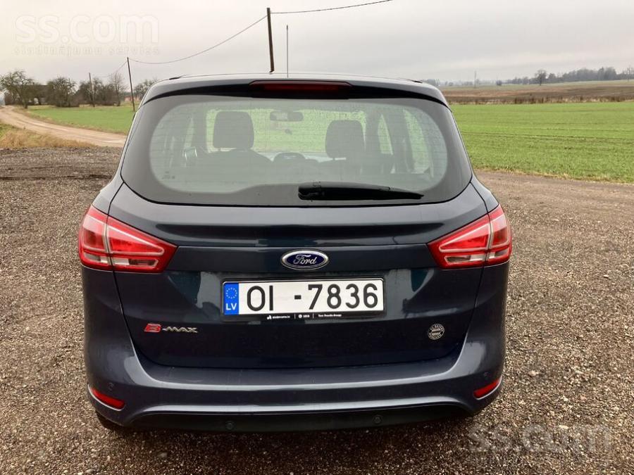 Pelēks Ford B-Max 2014 Talsi, ar dzinēja tilpumu 1.60 L un nobraukumu 191 tūkst. km par 7500 €, foto 4 vietnē AUTOMOTO.COM.LV