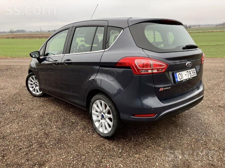 Pelēks Ford B-Max 2014 Talsi, ar dzinēja tilpumu 1.60 L un nobraukumu 191 tūkst. km par 6999 €, foto 6 vietnē AUTOMOTO.COM.LV