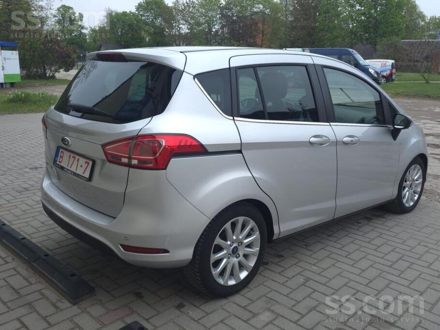 Pelēks Ford B-Max 2014 Kuldīga, ar dzinēja tilpumu 1.60 L un nobraukumu 155 tūkst. km par 5100 €, foto 4 vietnē AUTOMOTO.COM.LV