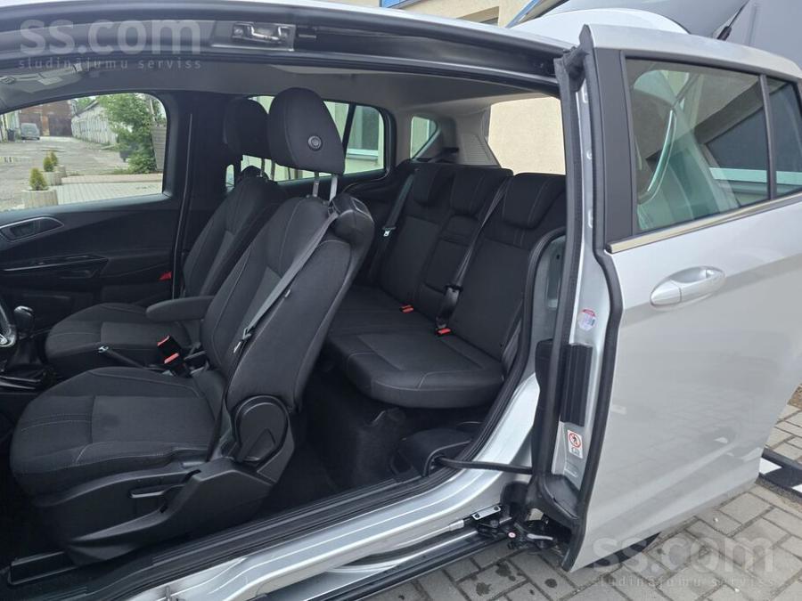 Pelēks Ford B-Max 2014 Kuldīga, ar dzinēja tilpumu 1.60 L un nobraukumu 155 tūkst. km par 5100 €, foto 17 vietnē AUTOMOTO.COM.LV