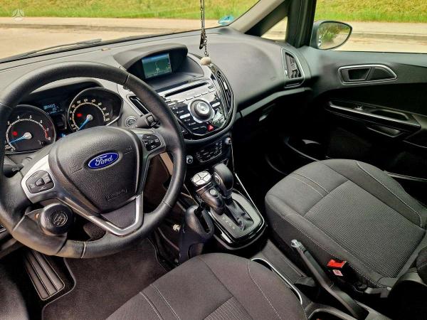 Grey Ford B-Max 2015 in Vilnius, with an engine capacity of 1.60 L and mileage of 221 thousand km for 6390 €, photo 10 on AUTOMOTO.COM.LV