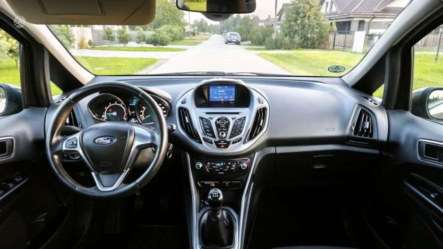 Pelēks Ford B-Max 2017 Šauļi, ar dzinēja tilpumu 1.00 L un nobraukumu 130 tūkst. km par 5400 €, foto 34 vietnē AUTOMOTO.COM.LV
