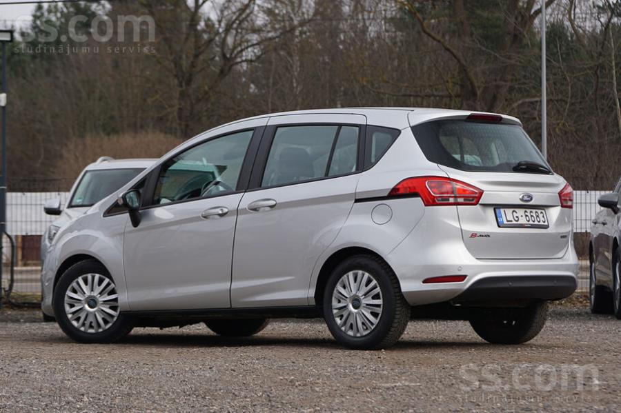 Grey Ford B-Max 2013 in Riga, with an engine capacity of 1.60 L and mileage of 156 thousand km for 3390 €, photo 4 on AUTOMOTO.COM.LV