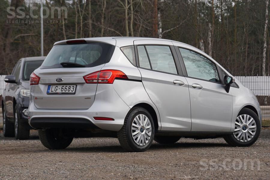 Grey Ford B-Max 2013 in Riga, with an engine capacity of 1.60 L and mileage of 156 thousand km for 3390 €, photo 5 on AUTOMOTO.COM.LV
