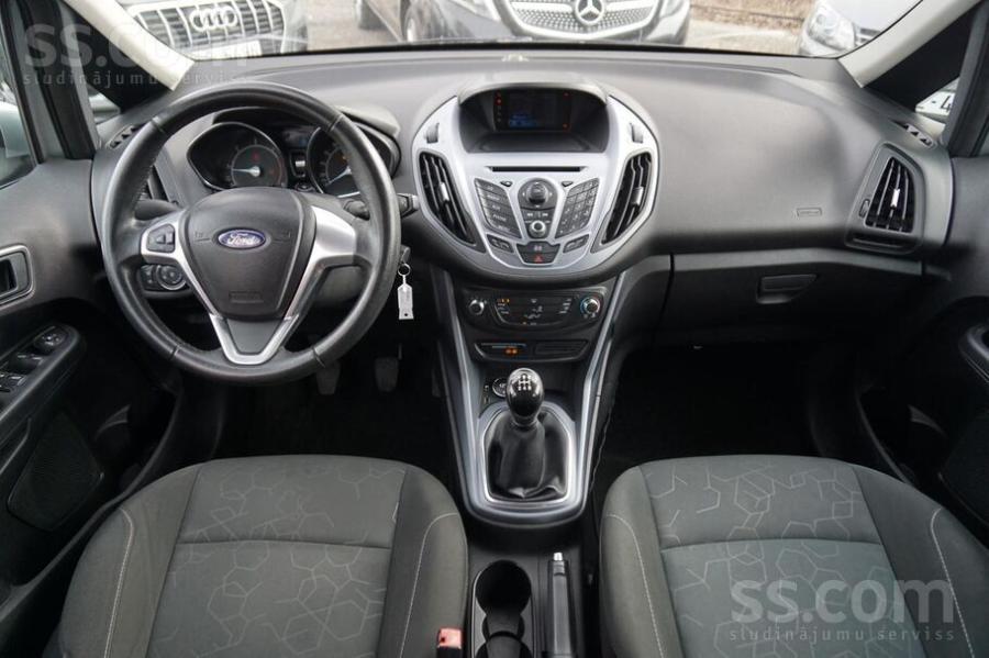 Grey Ford B-Max 2013 in Riga, with an engine capacity of 1.60 L and mileage of 156 thousand km for 3390 €, photo 10 on AUTOMOTO.COM.LV