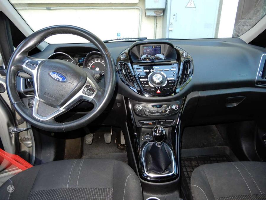 Pelēks Ford B-Max 2013 Palanga, ar dzinēja tilpumu 1.00 L un nobraukumu 105 tūkst. km par 3500 €, foto 8 vietnē AUTOMOTO.COM.LV