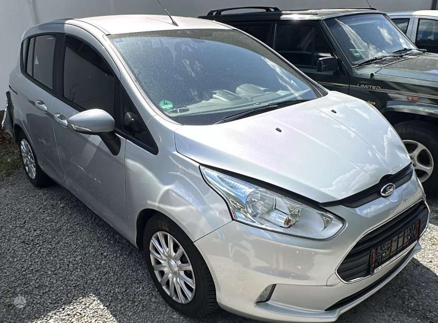 Grey Ford B-Max 2014 in Kelme, with an engine capacity of 1.00 L and mileage of 52 thousand km for 1550 €, photo 1 on AUTOMOTO.COM.LV