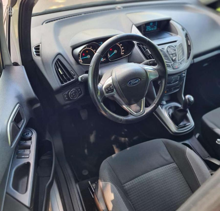 Grey Ford B-Max 2015 in Taurage, with an engine capacity of 1.00 L and mileage of 118 thousand km for 2999 €, photo 10 on AUTOMOTO.COM.LV