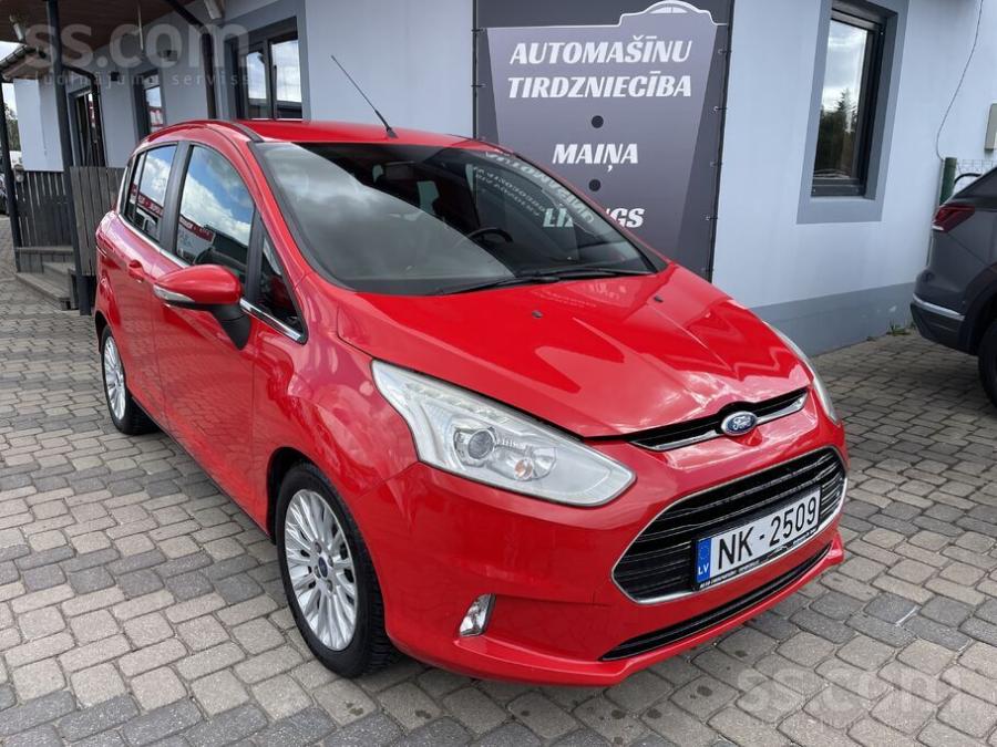Sarkans Ford B-Max 2013 Talsi, ar dzinēja tilpumu 1.60 L un nobraukumu 198 tūkst. km par 4300 €, foto 1 vietnē AUTOMOTO.COM.LV