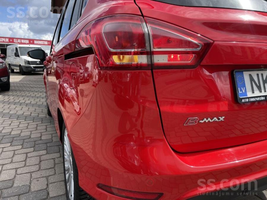 Sarkans Ford B-Max 2013 Talsi, ar dzinēja tilpumu 1.60 L un nobraukumu 198 tūkst. km par 4300 €, foto 24 vietnē AUTOMOTO.COM.LV
