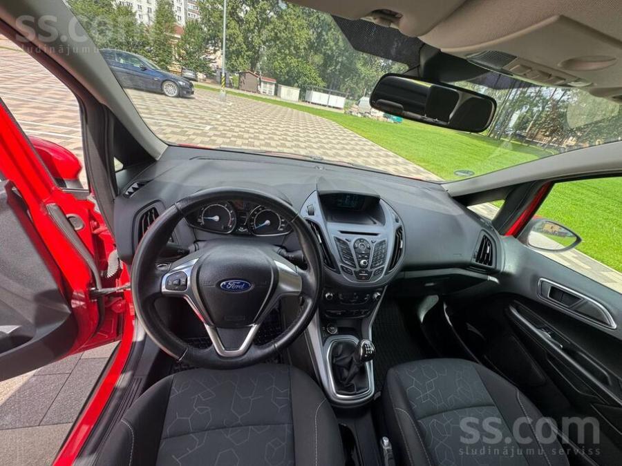 Sarkans Ford B-Max 2016 Rīga, ar dzinēja tilpumu 1.00 L un nobraukumu 154 tūkst. km par 4500 €, foto 18 vietnē AUTOMOTO.COM.LV
