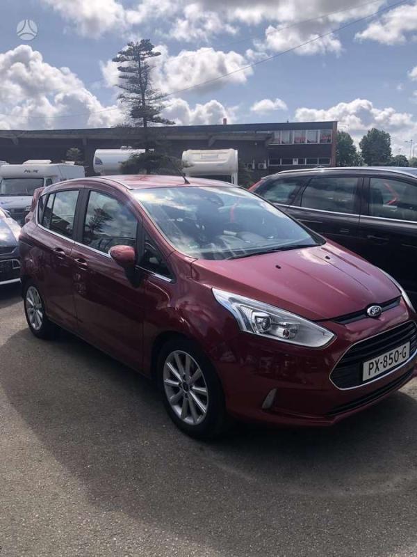 Red Ford B-Max 2017 in Klaipeda, with an engine capacity of 1.00 L and mileage of 137 thousand km for 5950 €, photo 2 on AUTOMOTO.COM.LV
