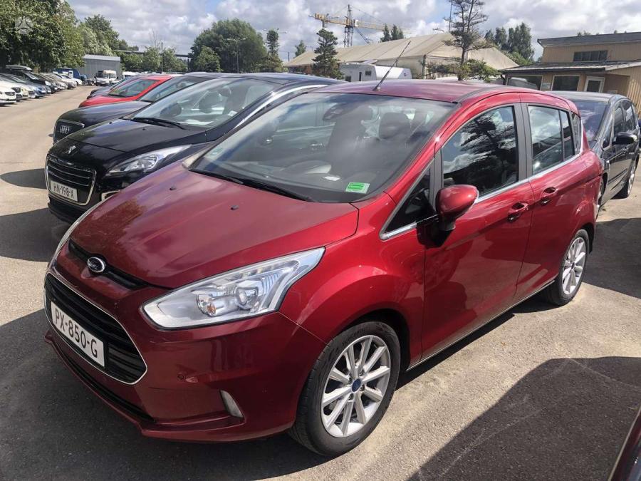 Red Ford B-Max 2017 in Klaipeda, with an engine capacity of 1.00 L and mileage of 137 thousand km for 5950 €, photo 7 on AUTOMOTO.COM.LV