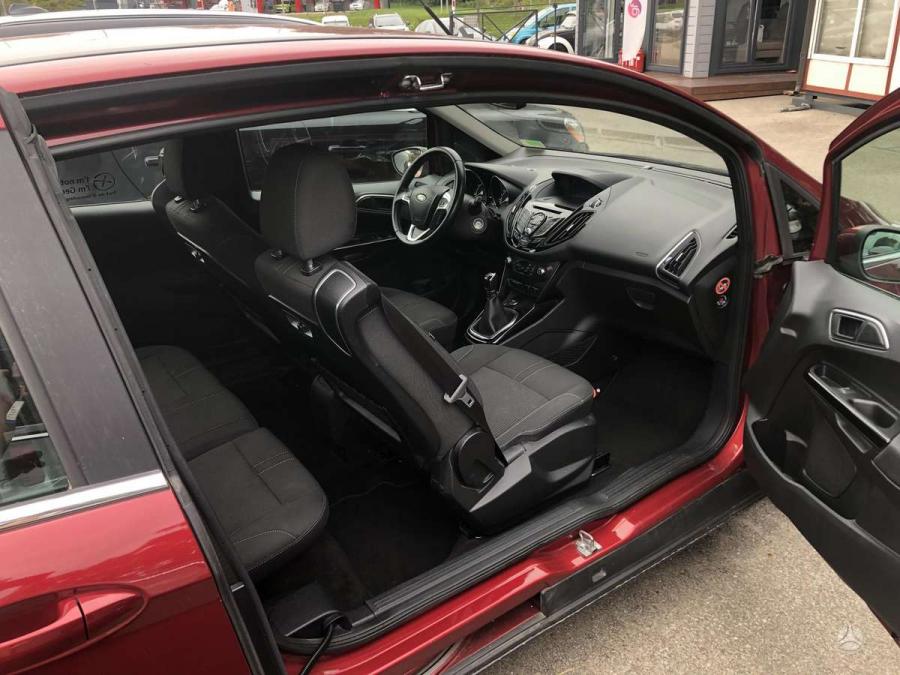 Red Ford B-Max 2017 in Klaipeda, with an engine capacity of 1.00 L and mileage of 137 thousand km for 5950 €, photo 13 on AUTOMOTO.COM.LV