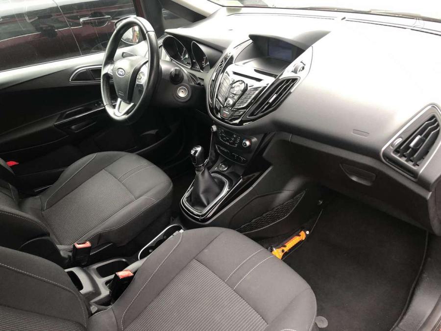 Red Ford B-Max 2017 in Klaipeda, with an engine capacity of 1.00 L and mileage of 137 thousand km for 5950 €, photo 14 on AUTOMOTO.COM.LV