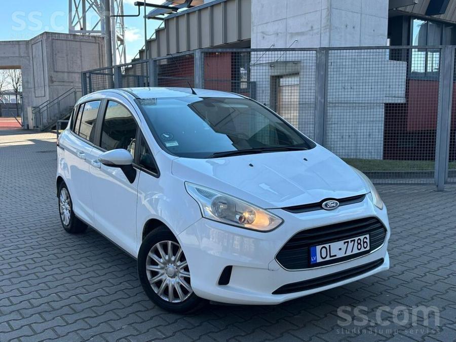 White Ford B-Max 2014 in Riga, with an engine capacity of 1.60 L and mileage of 0 thousand km for 3850 €, photo 3 on AUTOMOTO.COM.LV