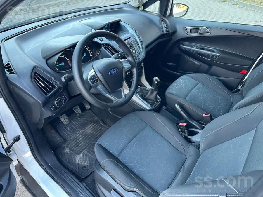 White Ford B-Max 2014 in Riga, with an engine capacity of 1.60 L and mileage of 0 thousand km for 3850 €, photo 6 on AUTOMOTO.COM.LV