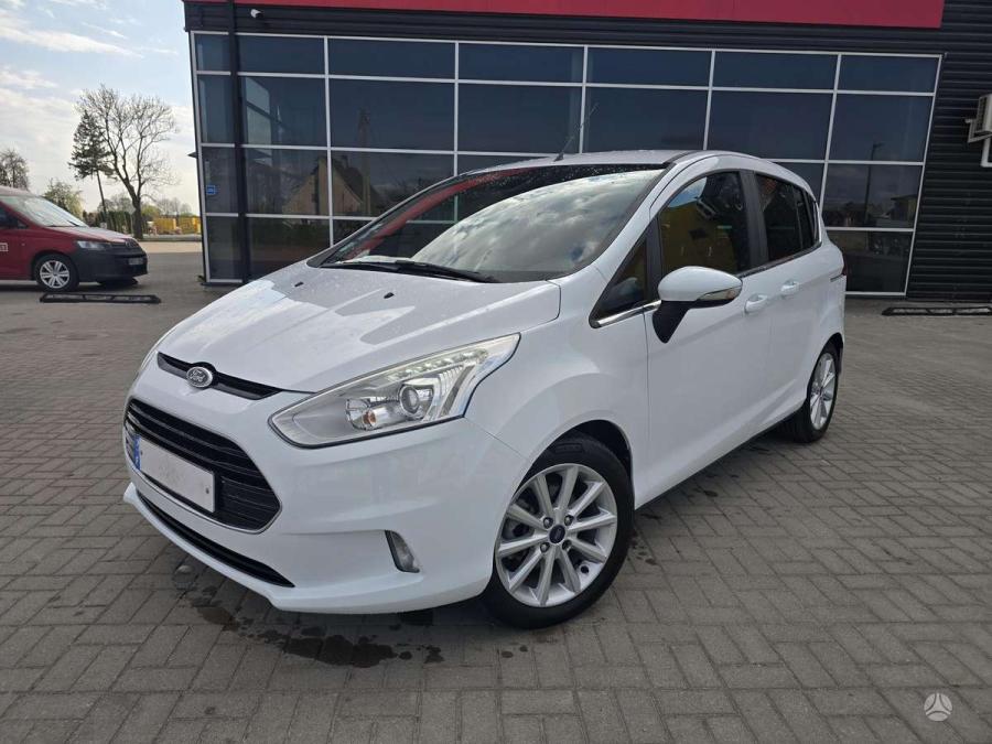 White Ford B-Max 2017 in Taurage, with an engine capacity of 1.00 L and mileage of 106 thousand km for 4200 €, photo 1 on AUTOMOTO.COM.LV