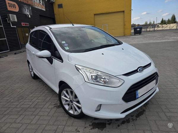 White Ford B-Max 2017 in Taurage, with an engine capacity of 1.00 L and mileage of 106 thousand km for 4200 €, photo 2 on AUTOMOTO.COM.LV