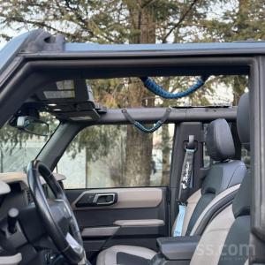 Blue Ford Bronco 2023 in Riga, with an engine capacity of 2.70 L and mileage of 43 thousand km for 55500 €, photo 18 on AUTOMOTO.COM.LV
