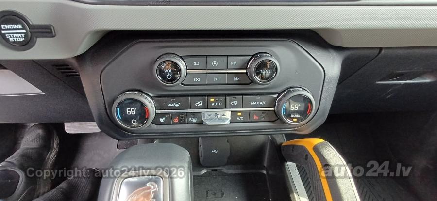 Ford Bronco 2023 Tallina, ar dzinēja tilpumu 2.70 L un nobraukumu 8 tūkst. km par 59000 €, foto 18 vietnē AUTOMOTO.COM.LV