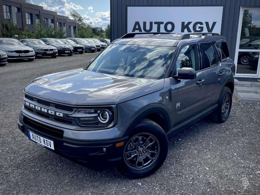 Pelēks Ford Bronco 2022 Viļņa, ar dzinēja tilpumu 1.50 L un nobraukumu 27 tūkst. km par 29999 €, foto 1 vietnē AUTOMOTO.COM.LV