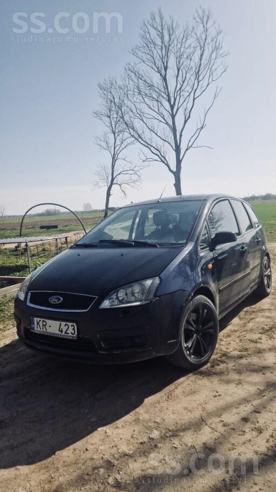 Black Ford C-Max 2004 in Bauska, with an engine capacity of 2.00 L and mileage of 290 thousand km for 650 €, photo 4 on AUTOMOTO.COM.LV