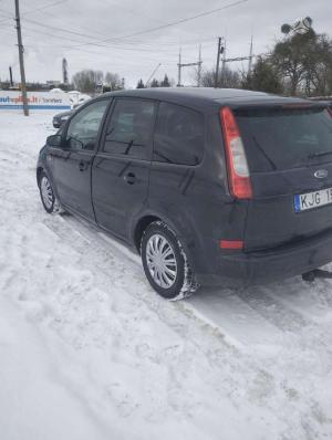 Black Ford C-Max 2005 in Kaunas, with an engine capacity of 1.60 L and mileage of 220 thousand km for 1650 €, photo 4 on AUTOMOTO.COM.LV
