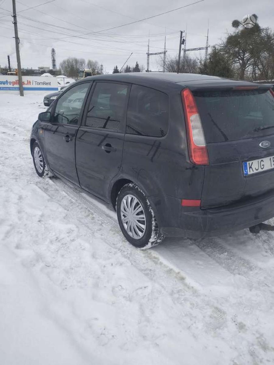 Black Ford C-Max 2005 in Kaunas, with an engine capacity of 1.60 L and mileage of 220 thousand km for 1650 €, photo 4 on AUTOMOTO.COM.LV